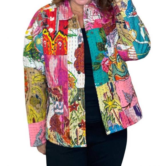 dylan | Jackets & Coats | New Dylan Quilted Maya Jacket In Multi | Poshmark